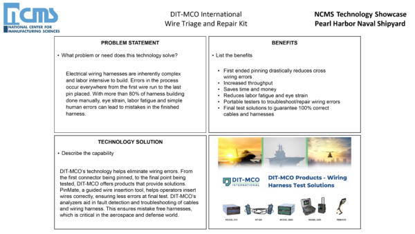 DIT-MCO International – NCMS