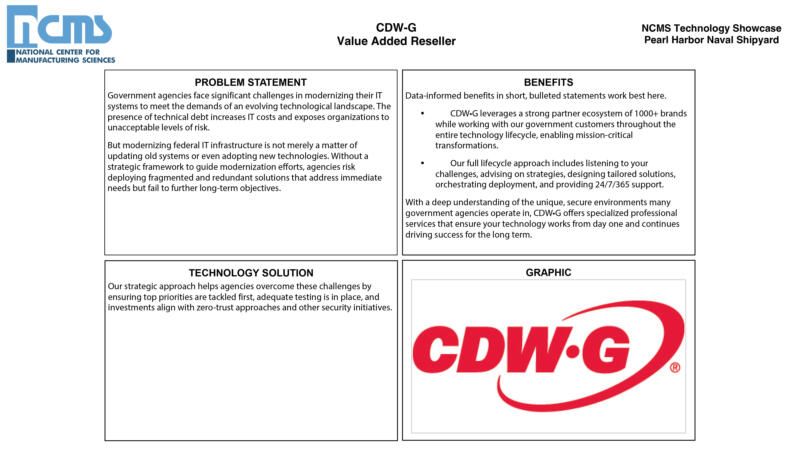 CDW-G – NCMS